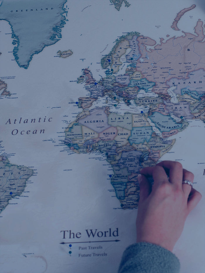 Push Pin Travel Maps | Personalized Maps | Push Pin Map Express