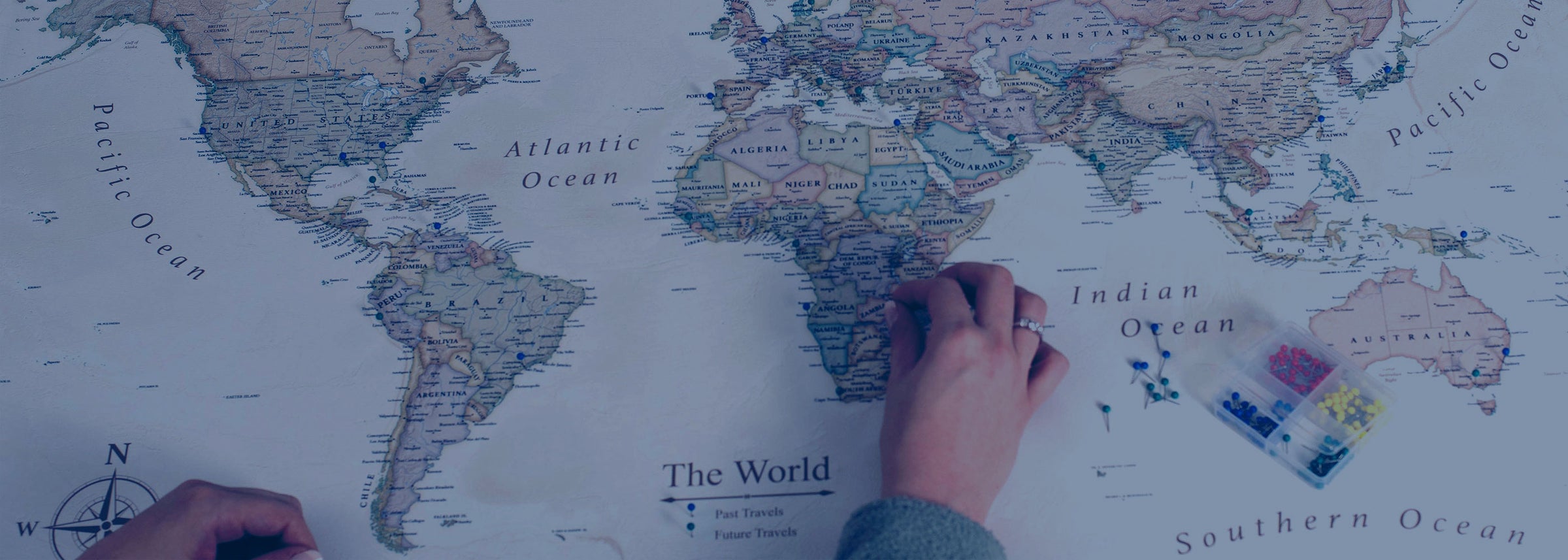 Push Pin Travel Maps | Personalized Maps | Push Pin Map Express