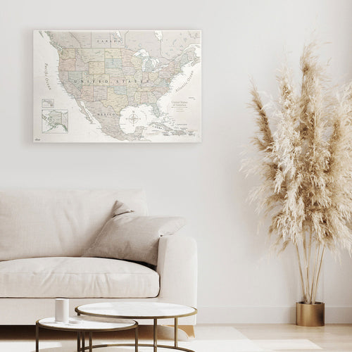The Trailblazer USA Push Pin Travel Map